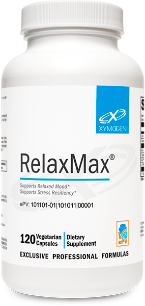 XYMOGEN®, RelaxMax® 120 Capsules – Natural Medicine for Health