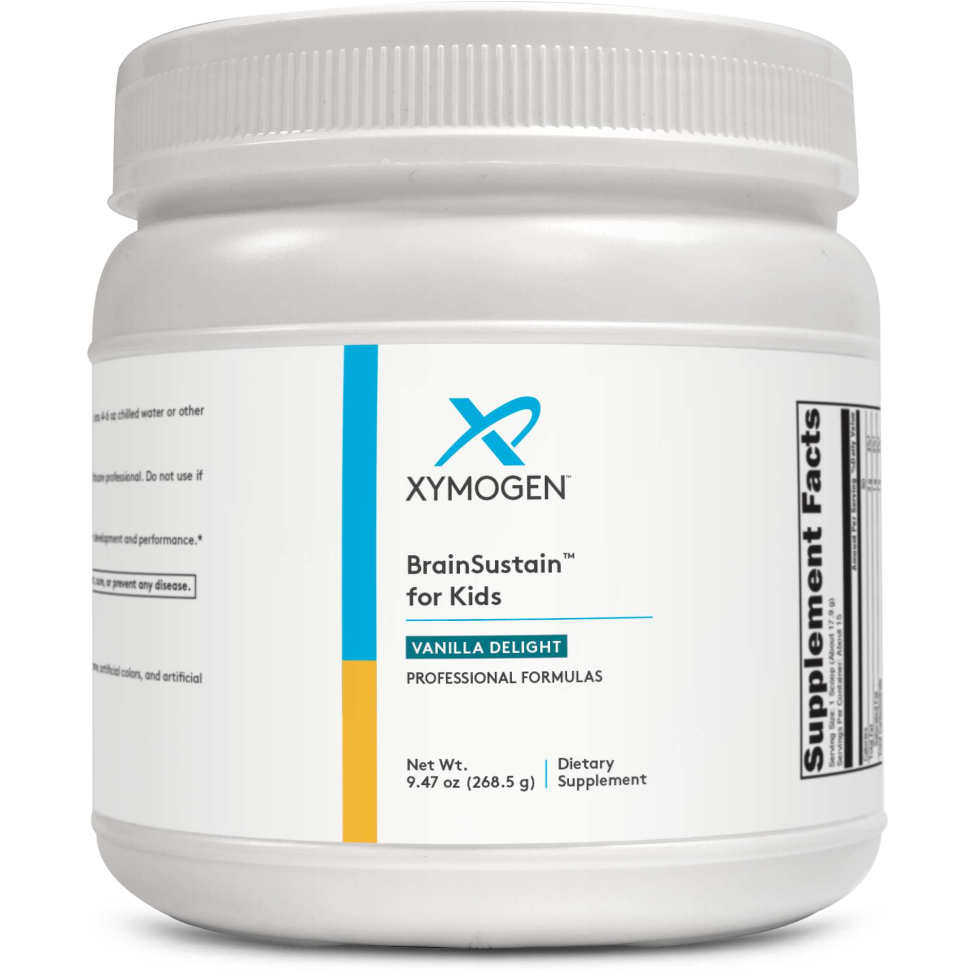 XYMOGEN®, BrainSustain™ for Kids Vanilla Delight 15 Servings – Natural ...
