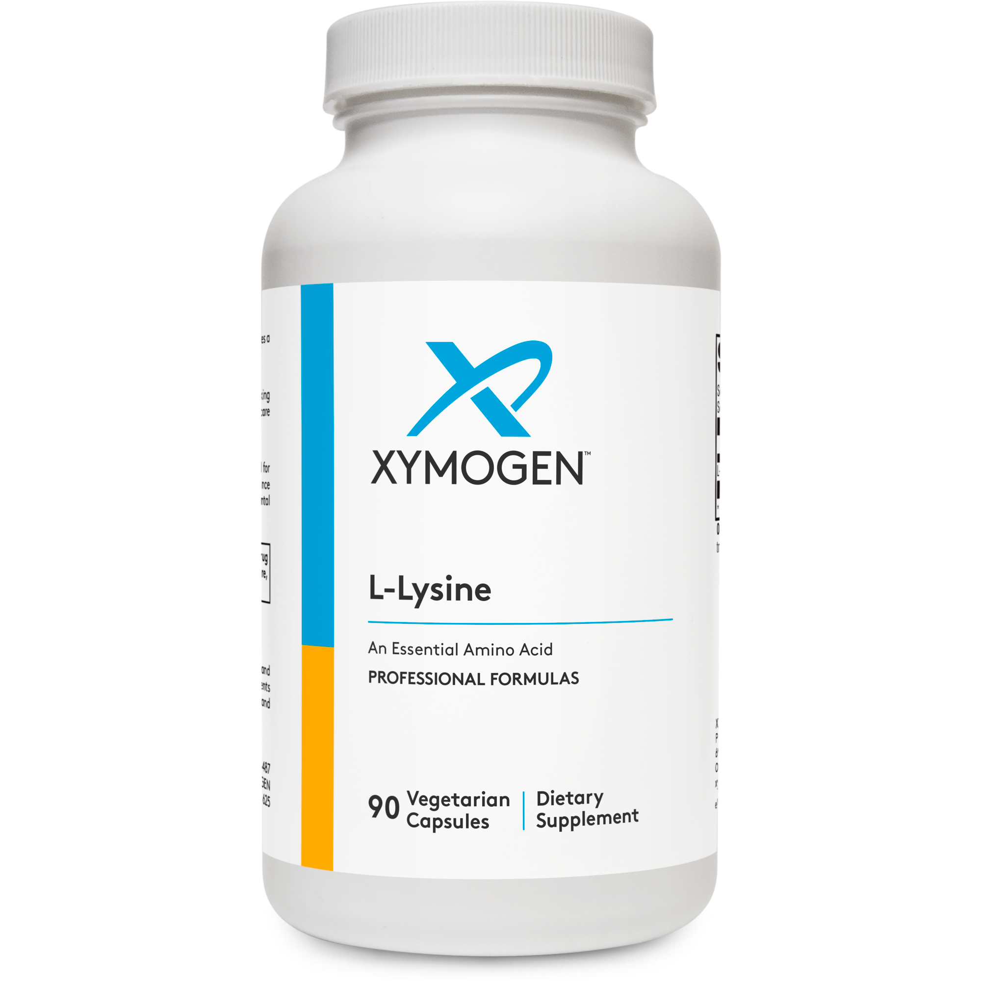 XYMOGEN®, L-Lysine 90 Capsules – Natural Medicine for Health