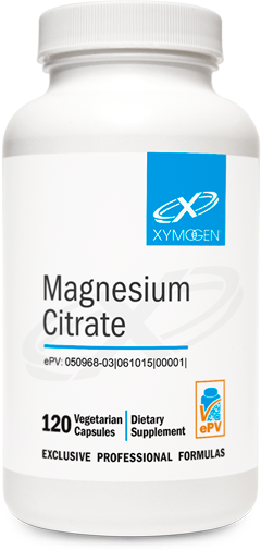 XYMOGEN®, Magnesium Citrate 120 Capsules – Natural Medicine for Health