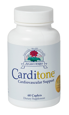 Ayush Herbs, Carditone 60 Caplets – Natural Medicine for Health