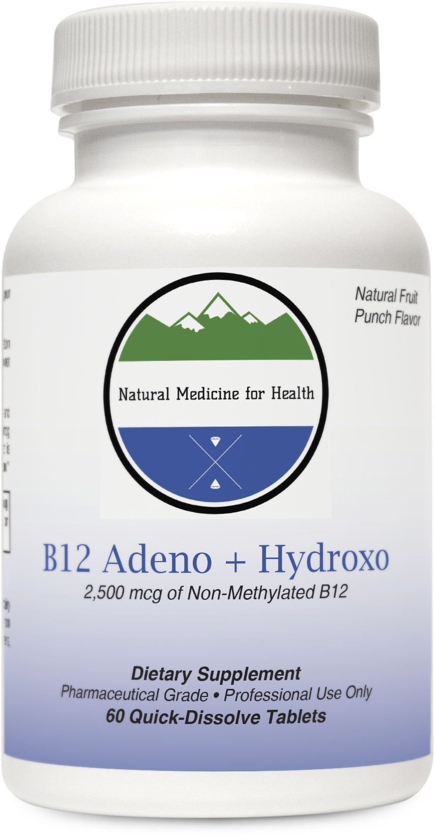 Natural Medicine for Health, B12 Adeno + Hydroxo Natural Fruit Punch F